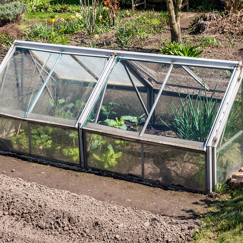 Glass Cold Frame Materials Rhino Cold Frame Greenhouse | 2.5ft X 3ft
