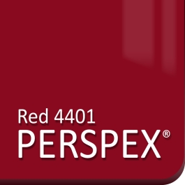 Red 4401 Perspex® Tint Sheet Disc Shape Cut To Size