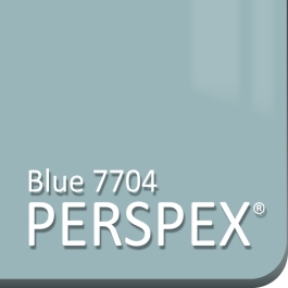 Light Blue 7704 Perspex® Tint Sheet Disc Shape Cut To Size