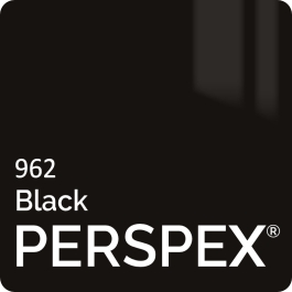 Black Perspex® Gloss Sheet Disc Shape Cut To Size